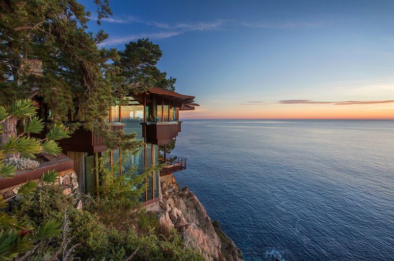 Iconic Big Sur House Inspired by Himalayan Temple Soars to Market for ...