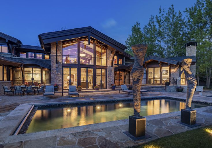 Inside the 'Ultimate Luxury Mountain Estate' On Two Private Acres in ...