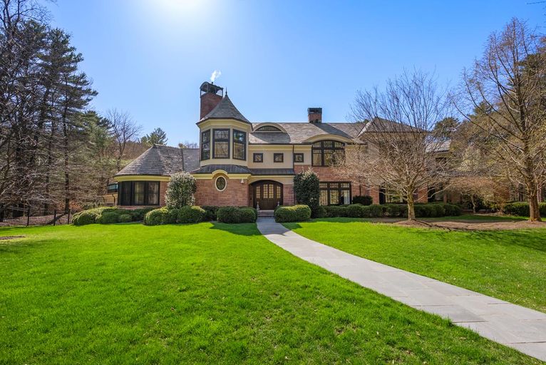 A Weston, Massachusetts Classic: Private 8+ Acre Gated Estate with ...