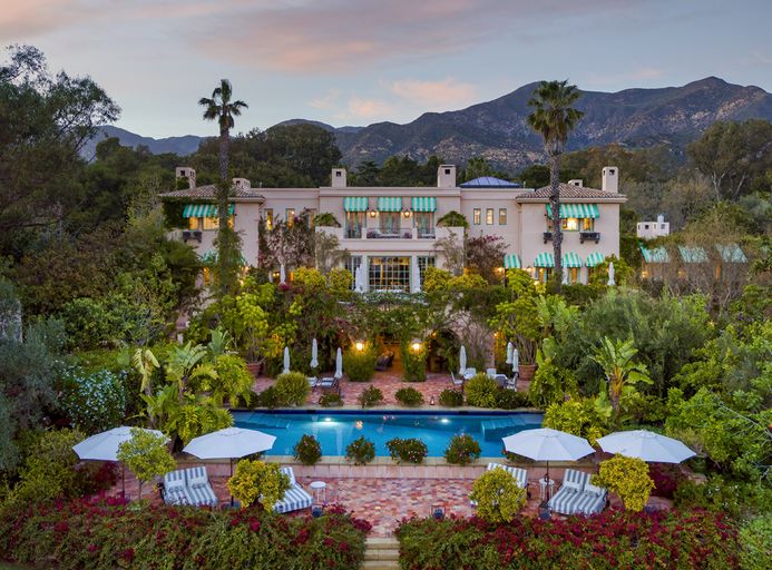Inside the $74 Million Restored 1917 Montecito Estate, Far Afield ...